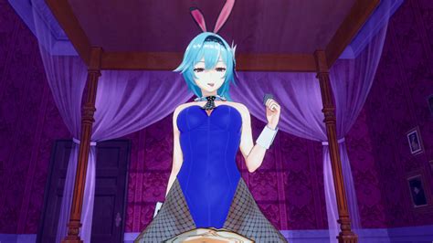 Rule 34 1boy 1girls 3d 3d Artwork Aether Genshin Impact Bed