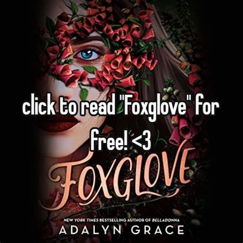 Foxglove Belladonna 2 Pdf In 2025 Read Books Online Free Pdf