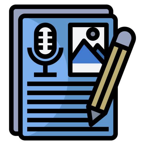 Script Generic Outline Color Icon