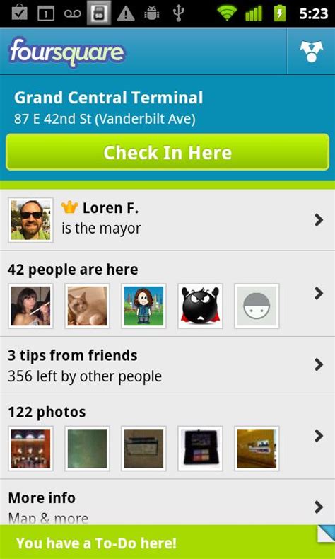 Foursquare For Android Updated With New Look Softpedia