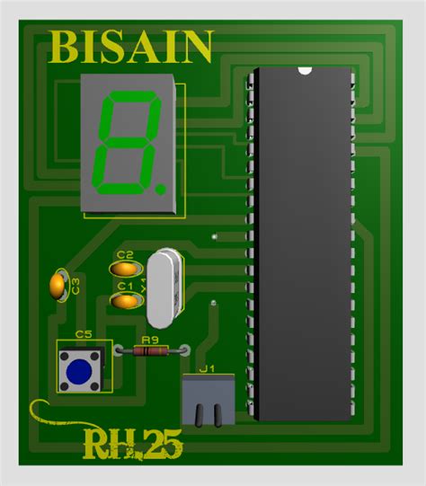 Seven Segment With Atmega16 ~ The Right Hand
