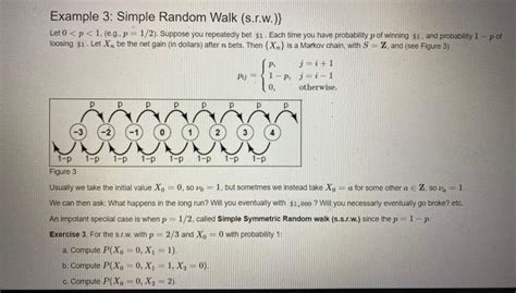 solved example 3 simple random walk s r w } let 0