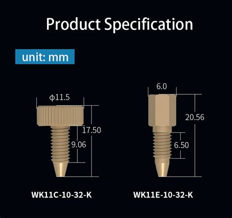 1 16 Inch Peek Hplc Equipment Fitting One Piece Handtight Peek Pom Fitting Buy One Piece Peek