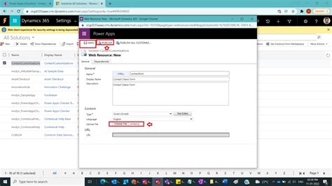 Back To Basics 37 Creation Of Web Resource Through Crm Classic Ui In Dynamics Crm Common