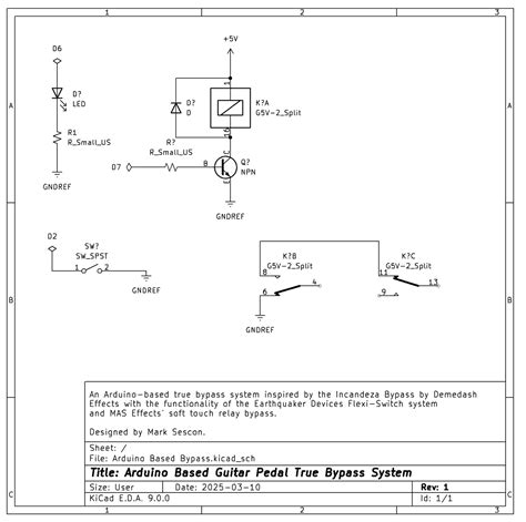Building An Arduino Based Guitar Pedal Relay True Bypass System Part 1 — Mark Sescon Rn Bsn