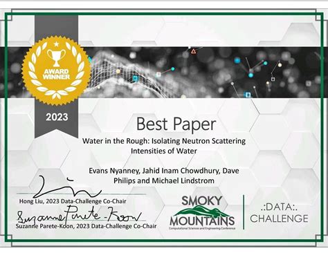 Oakridge Nationallaboratory Datasciencechallenge2023 Chemistry Jahid Inam Chowdhury