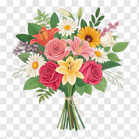 꽃다발 투명 꽃다발 꽃 꽃들 Png 일러스트 및 이미지 에 대한 무료 다운로드 Pngtree