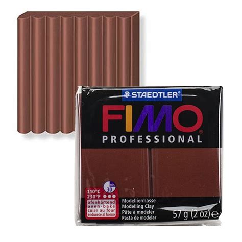 Fimo Professional Modeling Clay 2 Oz Chocolate Jerrys Artarama