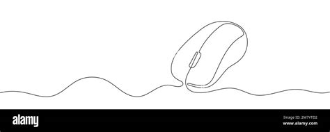 Drawn Continuous One Line Computer Mouse Logo Stock Vector Image And Art Alamy