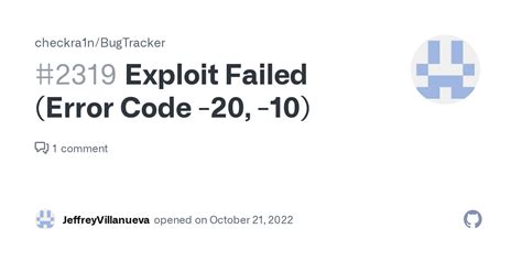 Exploit Failed Error Code 20 10 · Issue 2319 · Checkra1n