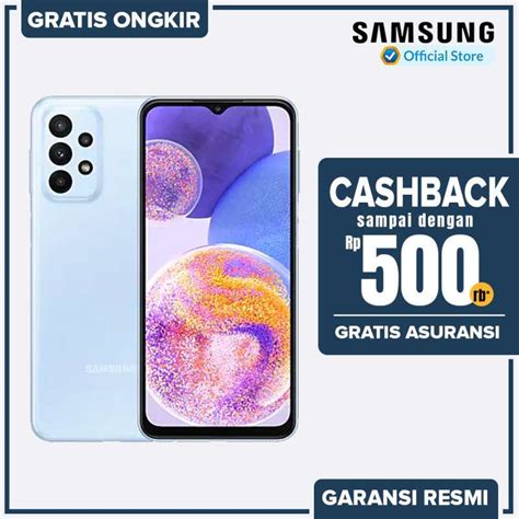 Jual Samsung Galaxy A23 6 128gb 5g Garansi Resmi Sein Blue Di Seller Gadgetindo Official Store