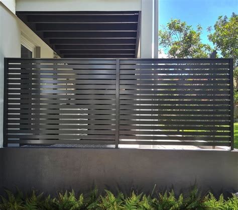 Slat Privacy Screens Colorbond Aluminium Panels
