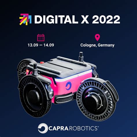 Capra Robotics On Linkedin Cologne Robots Robotics