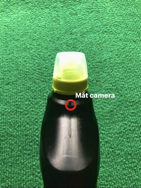 Camera Ngụy Trang Chai Vim Vệ Sinh Bồn Cầu Chai Màu đen Tcamera