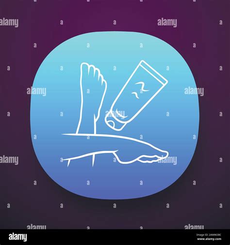 Moisturizing Foot Cream Sunblock App Icon Feminine Hygiene Body Care Uiux User Interface