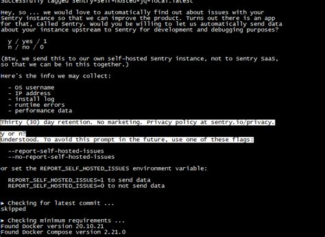 【实施】sentry Self Hosted部署sentry Self Hosted Csdn博客