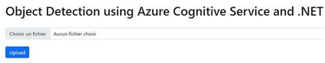 object detection using azure cognitive service and