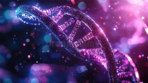 Illuminating Dna Double Helix Illustration Nucleotides Replication