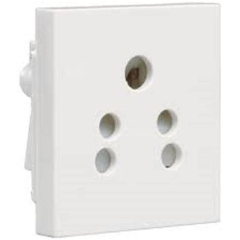 A White Five Pin Socket M At Piece In Gurugram ID