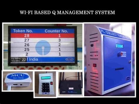 Queue Management System Wireless Queue Management System With TAB Based Kiosk OEM Manufacturer