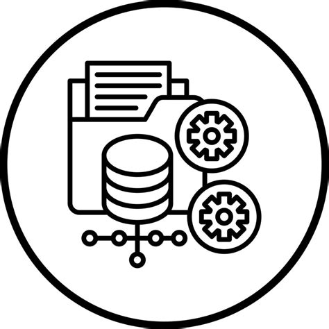Data Processor Vector Icon Style 22115286 Vector Art At Vecteezy