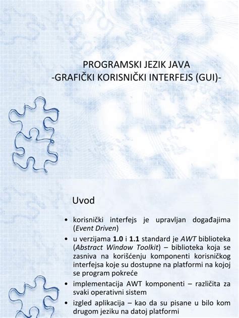 Programski Jezik Java Gui Pdf