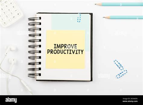 Text Caption Presenting Improve Productivity Internet Concept Enhance