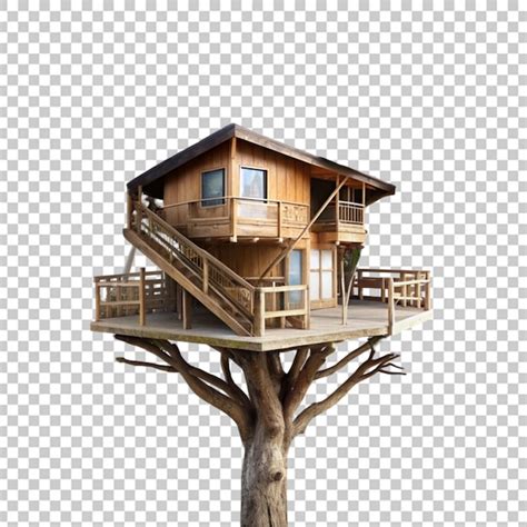 Premium PSD Earth Tree House Png
