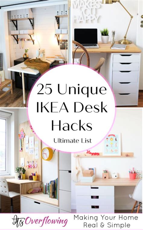 25 Ikea Desk Hacks To Build Your Own Desk Artofit
