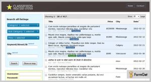 Best Classifieds PHP Script FormGet