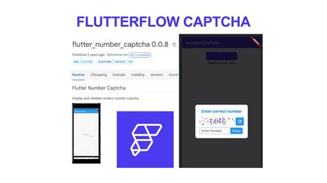 Flutterflow number captcha using flutter_number_captcha - YouTube