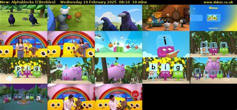 Alphablocks Cbeebies 2025 02 19 0810