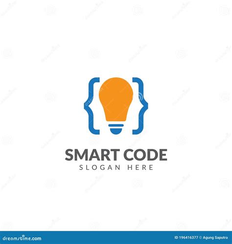 Smart Code Logo Or Icon Vector Design Template Stock Vector Illustration Of Inspiration