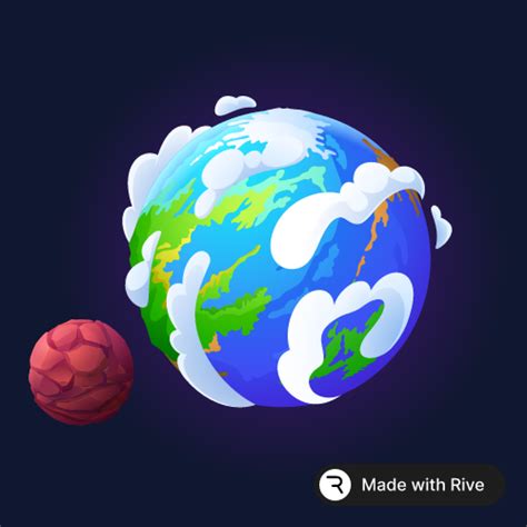 Orbit Animation By Smammar Made With Rive