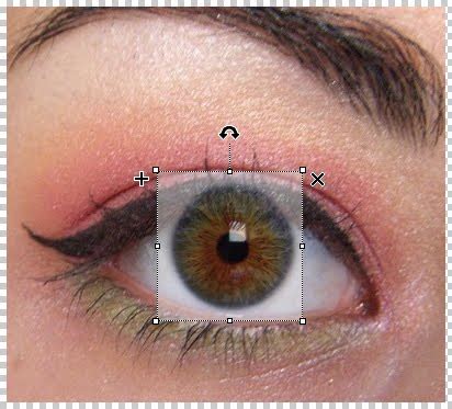 Escola Do PhotoScape Aplicando Lente De Contato Realista