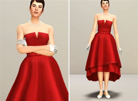 Download Dress For Audrey Iii The Sims 4 Mods Curseforge