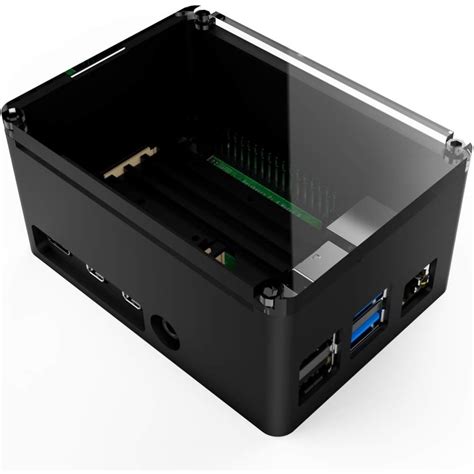 anidees raspberry pi 4 gehäuse pro high schwarz raspberry pi boards
