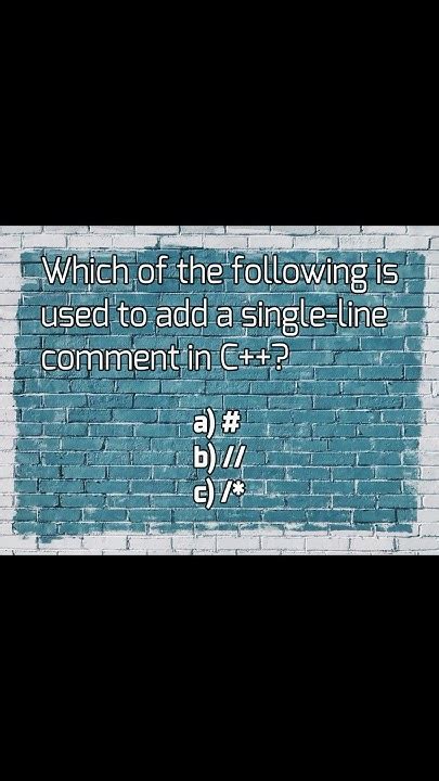 Comments In C Cplusplus Coding Programming Software Developer