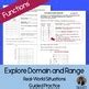 Domain Range Discrete Continuous Functions Guided Notes By Piece Of Pi