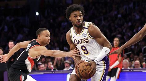 Bronny James Poster Dunk Career Game Spark Lakers Win Watch Heavy Sports