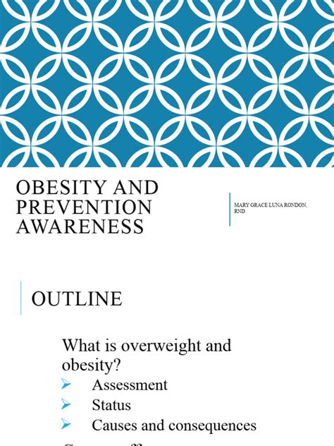 Presentation Obesity Pdf Body Mass Index Obesity