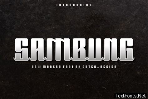 Sambung Font