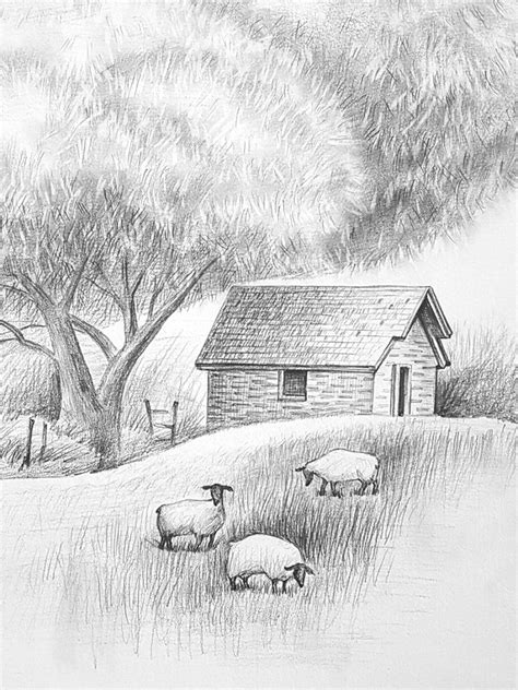 연필 풍경화 어반스케치를 위한 드로잉 기초 네이버 블로그