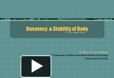 PPT Buoyancy PowerPoint Presentation Free To View Id MzljM