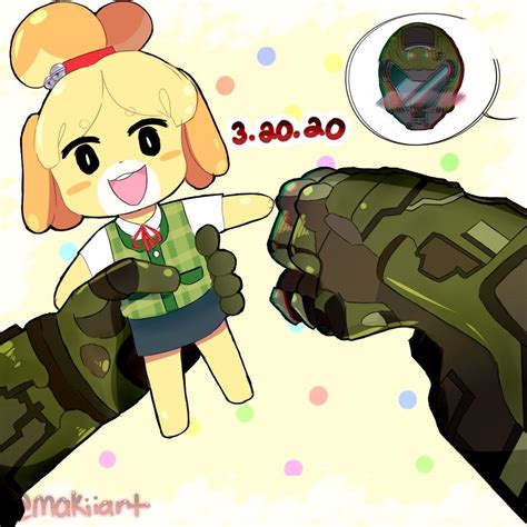 Yall I Think He Got A New Collectible 👀 Doomguy And Isabelle Know