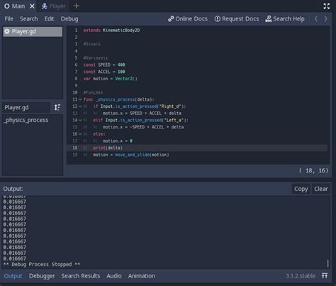 help with delta value r godot