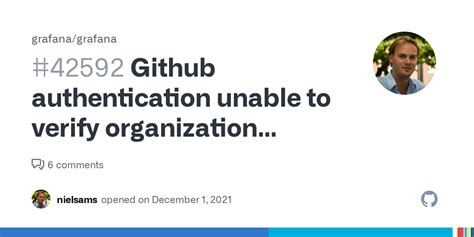 Github Authentication Unable To Verify Organization Membership · Issue