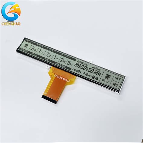 OEM Tn Positive Transflective Monochrome LCD Display Module For Meter Mono LCD And Mono LCD