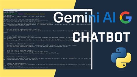 Create Your Own AI Chatbot With Google Gemini AI API Using Python - YouTube