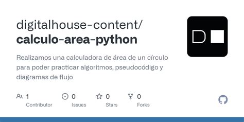 Calculo Area Pythoncalcular Area Circulopy At Master · Digitalhouse Contentcalculo Area
